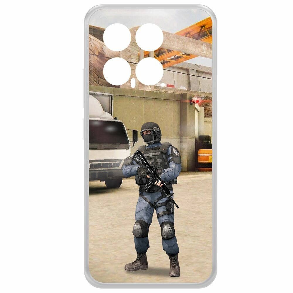 Чехол-накладка Krutoff Clear Case Cтандофф 2 (Standoff 2) - GIGN для Xiaomi 14