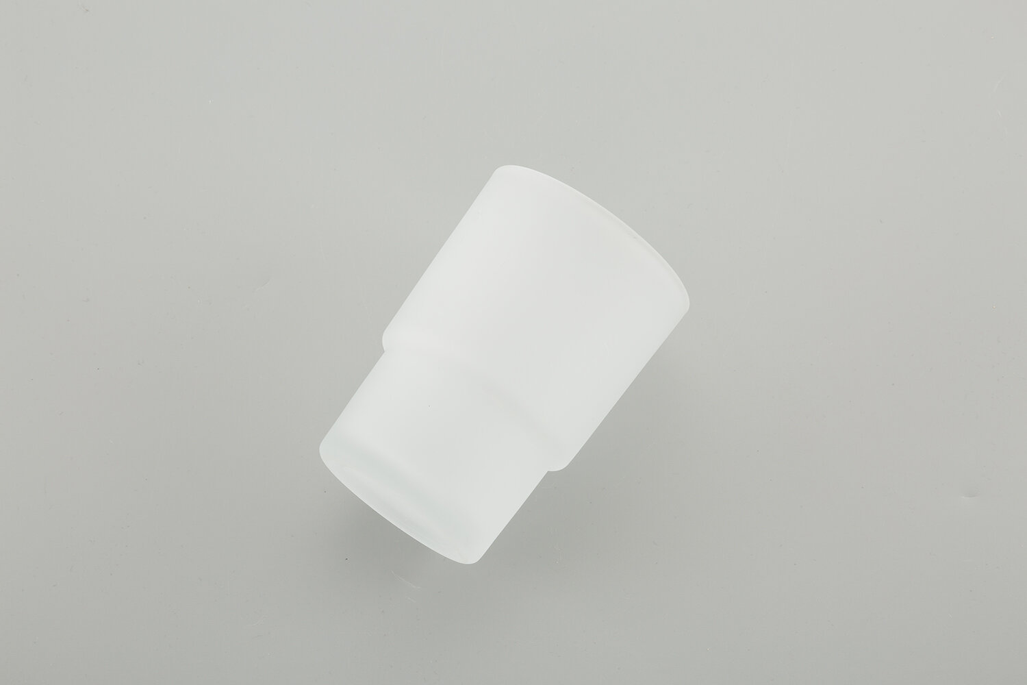 Стакан для зубных щёток Frap F752, стекло, круглый, бесцветный, матовый