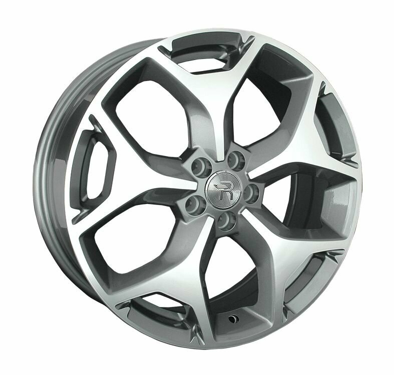 Колесный диск Replay SB22 17x7" PCD5x100 ET48 D56,1 темно-серый глянцевый с полированными лучами
