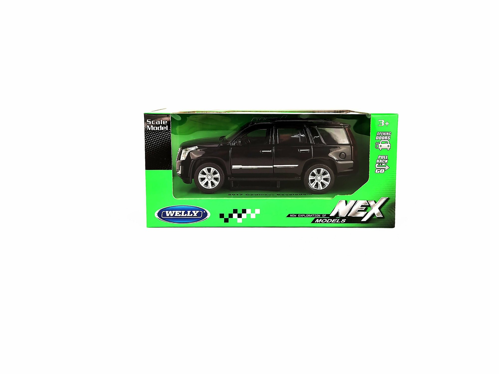 Машинка WELLY 1:32 Cadillac Escalade, черная, 39894CW
