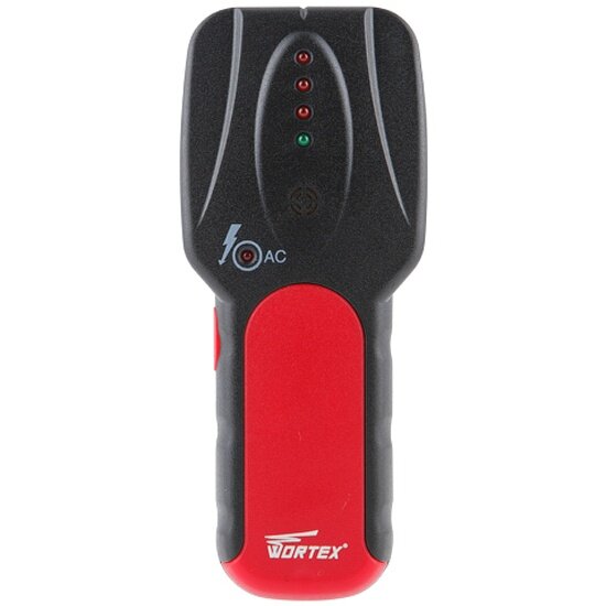 Детектор проводки Wortex MD 3009 (металл: 30 мм, дерево: 19 мм, проводка: 50 мм) (MD3009000019)