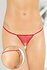 Стринги женские с доступом со стразами Soft Line«SLC Red» S/L, красные