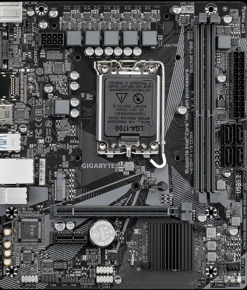 Материнская плата Gigabyte H610M H V3 DDR4
