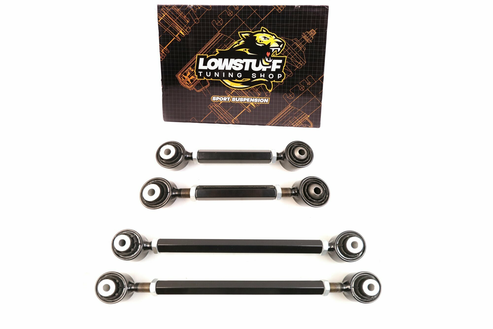 BMW F20 F21 F22 F23 F30 F31 F32 F33 F34 F36 Комплект регулируемых рычагов задней оси LOWSTUFF LSCABMWF2XLSCASBMWF2X