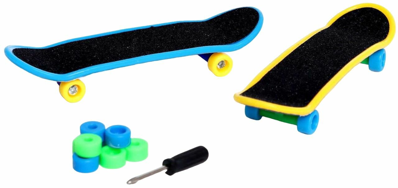 Набор фингербордов с ремкомплектом, мини-скейтборд для пальцев, фингер-скейт, пальчиковая игрушка для трюков, 2 штуки