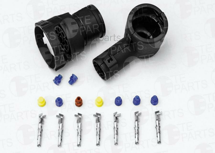 TE PARTS 7810618 Разъём, 8 контактовК-тация: 8-pin, 8 уплотнений, 2 заглушки, защитный кожух