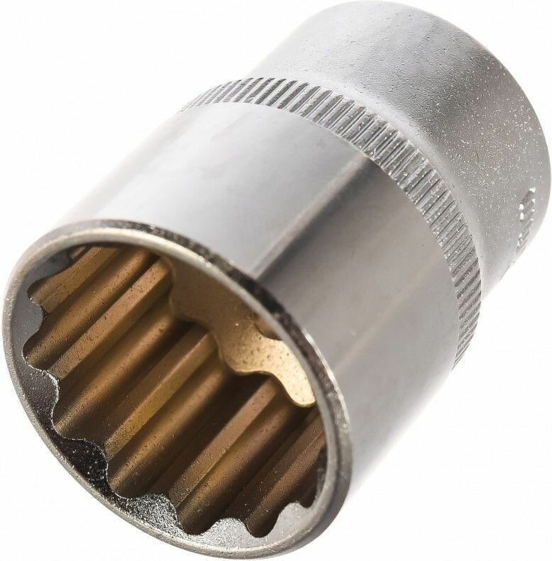 Головка торцевая 22мм 1/2" 12-гранная L=40мм эврика ER-91315-12 /1/15