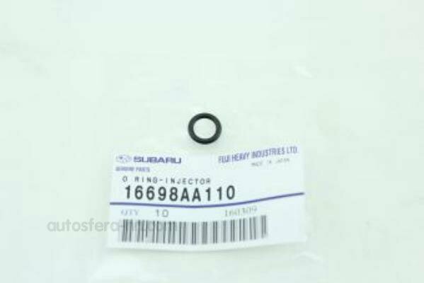 SUBARU 16698AA110 Кольцо уплотнительное топливной форсунки SUBARU 16698-AA110