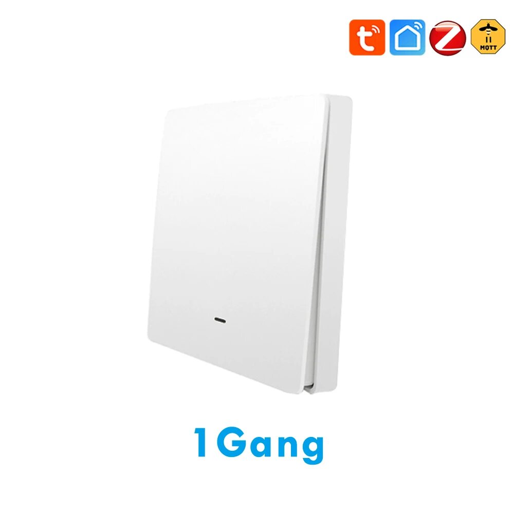 Беспроводной выключатель Weten Zigbee 1 Gang, белый