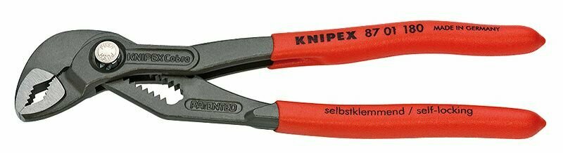 KNIPEX Высокотехнологичные сантехнические клещи 180 мм Cobra KNIPEX KN-8701180
