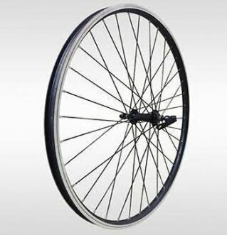 Обод 29" 2-х слойный (алюм.) задний с втулкой, быстросъмн, под трещ, черный