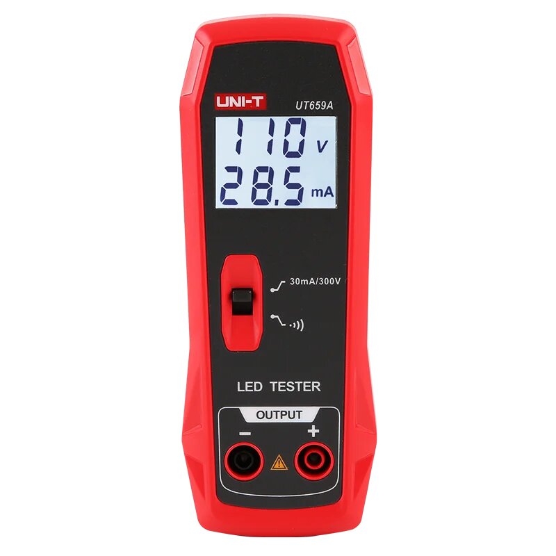 UNI-T UT659A LED Тестер, 1.10V, 28.5mA, 30mA/300V