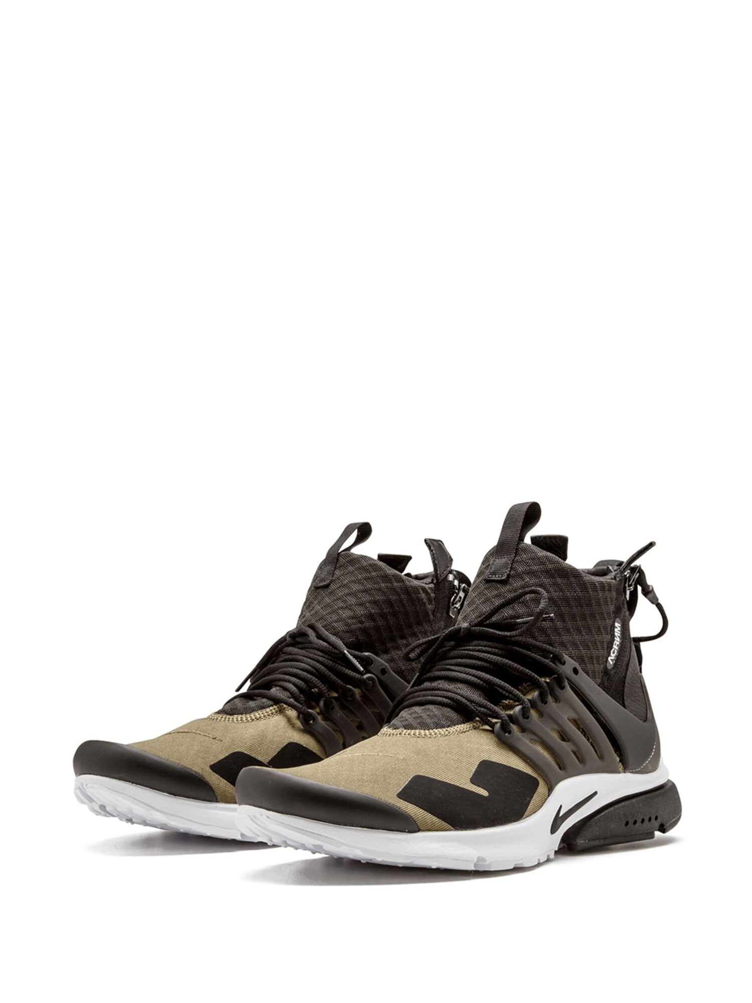 Кроссовки NIKE Air Presto Mid, размер 48 EU, черный — фото 1