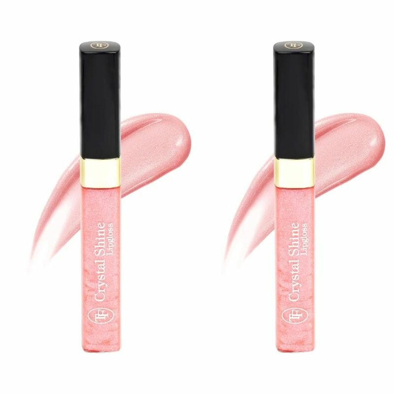 ТF Cosmetics Жидкая помада Cristal Shine Lipgloss, тон 36 розовое облако, 2шт