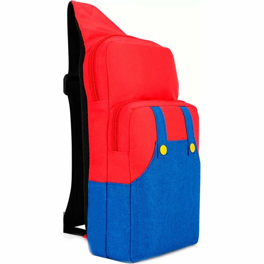 Сумка HORI Go Pack Super Mario Overalls для Nintendo Switch/Switch OLED Красный
