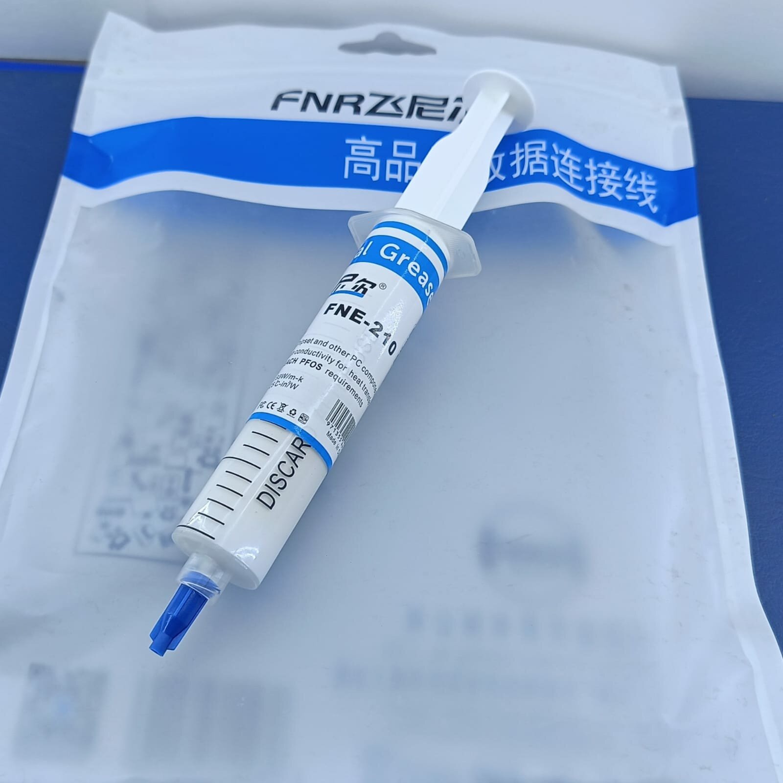 Термопаста Finier FNE-210, 1.93 ( Вт/мК) белая шприц 30г