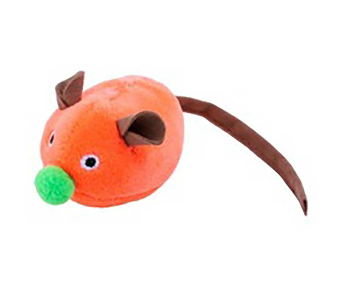 Игрушка Nunbell для кошек мышка с пищалкой 10922-8444 7*4см мех