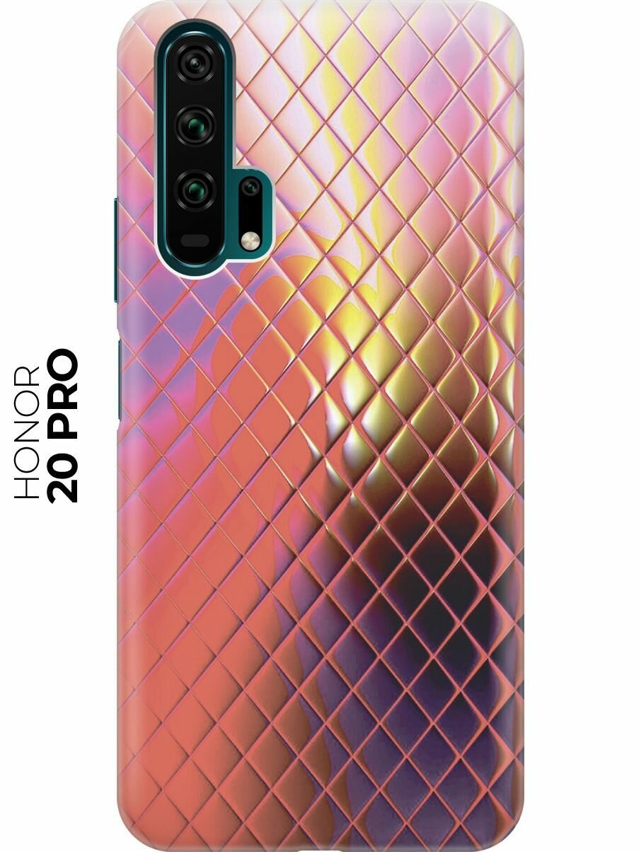 Силиконовый чехол Розовая рептилия на Honor 20 Pro / Хонор 20 Про