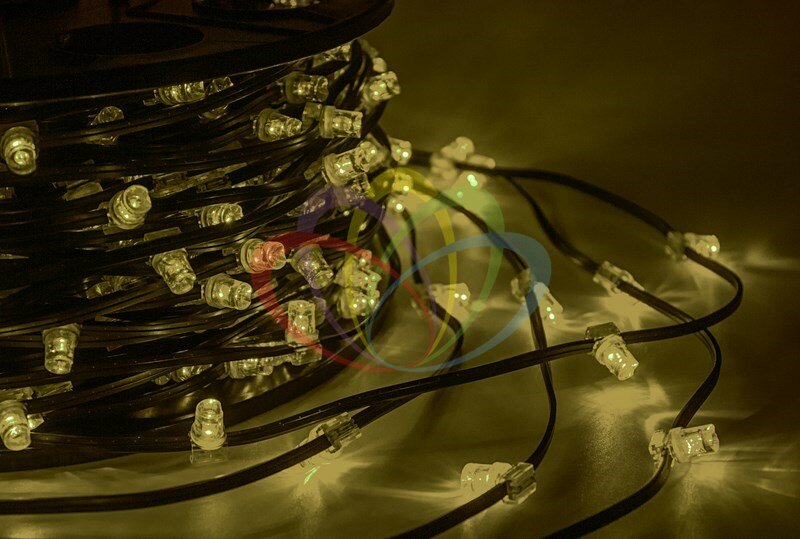 Гирлянда LED ClipLight 12V 150 мм, цвет диодов теплый белый, Neon-Night