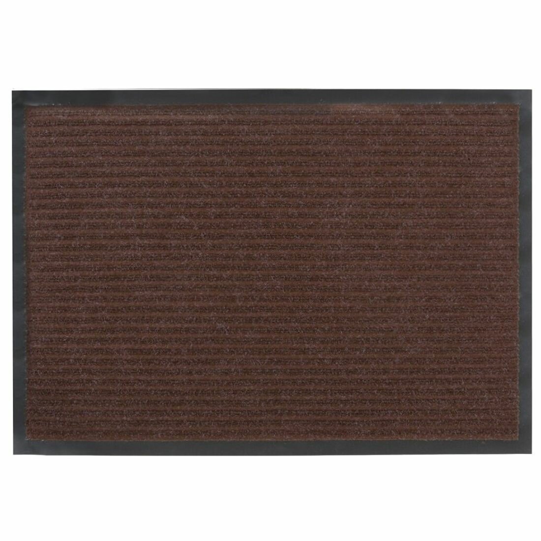 Коврик влаговпитывающий Ребристый 40x60 см, коричневый, SUNSTEP