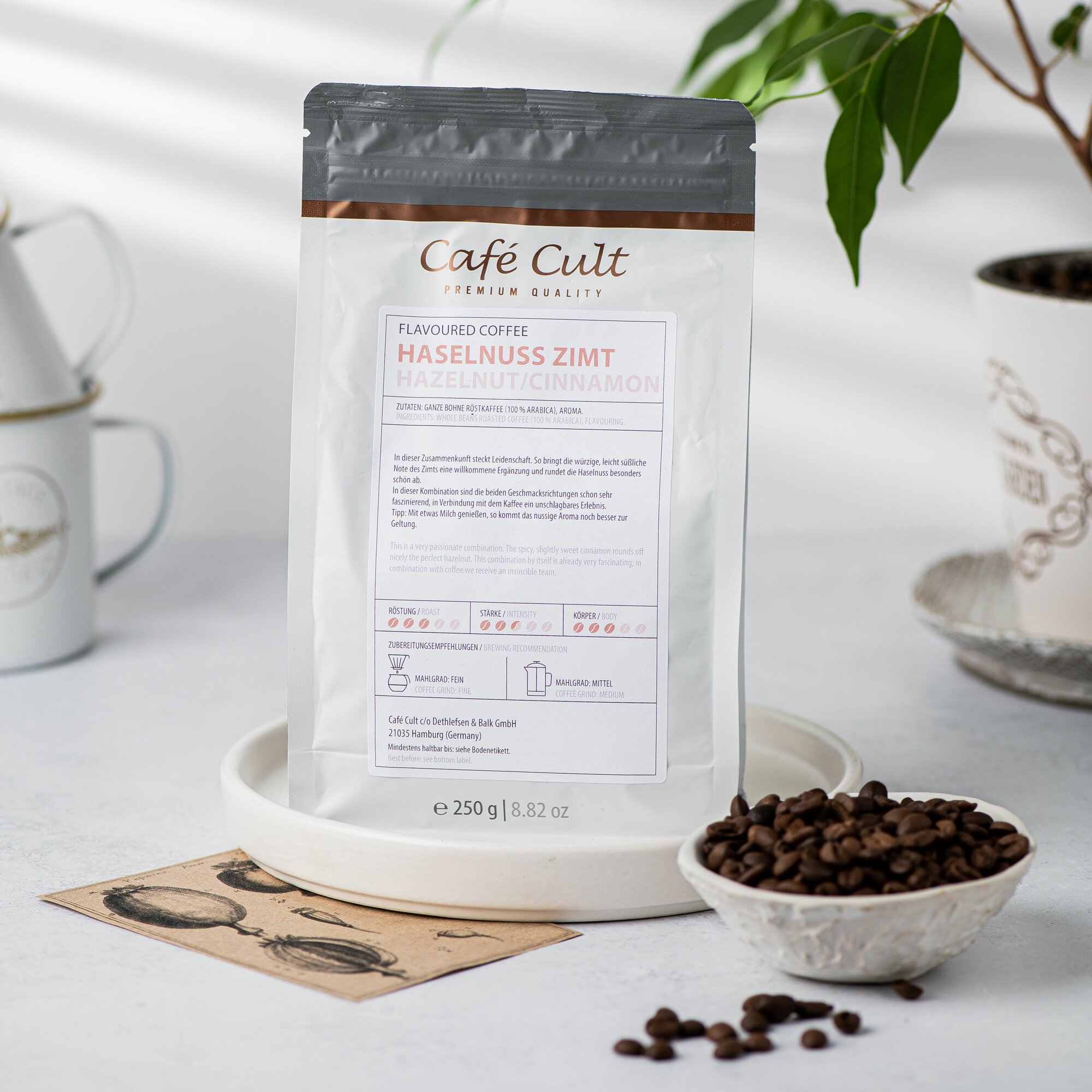 Кофе CafeCult "Haselnuss Zimt"