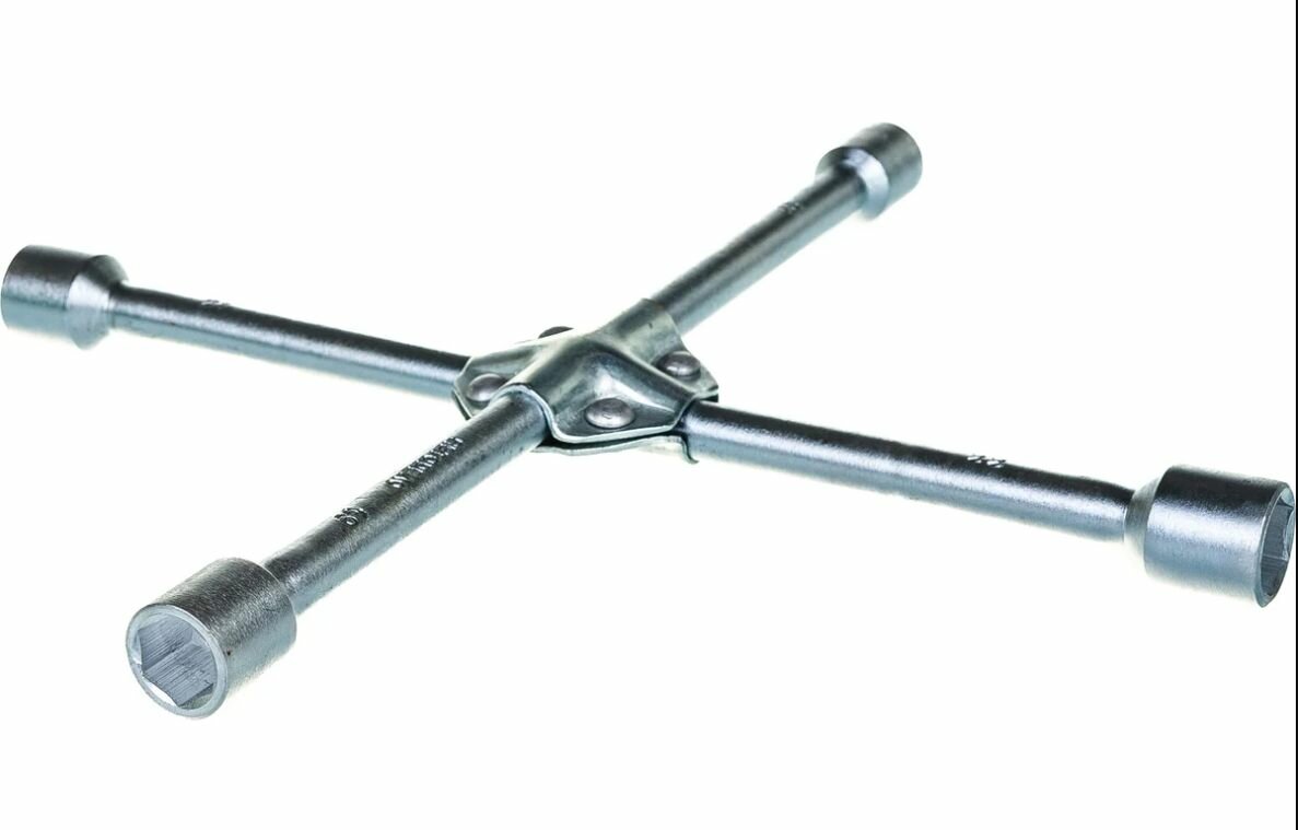 АвтоDело 34417 Баллонный-крест ключ 17х19х21х22 усиленный 400мм