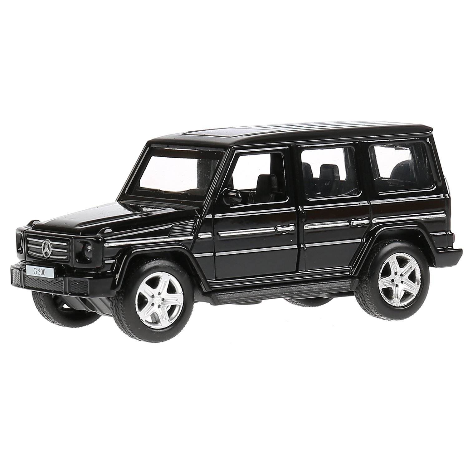 Модель Инерционная Технопарк Mercedes-Benz G-Class (12см, металл, открываются двери и багажник, черная, в коробке)