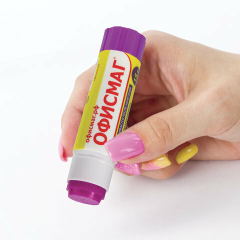 Клей-карандаш офисмаг 15 г, обесцвечивающийся после высыхания, 225963