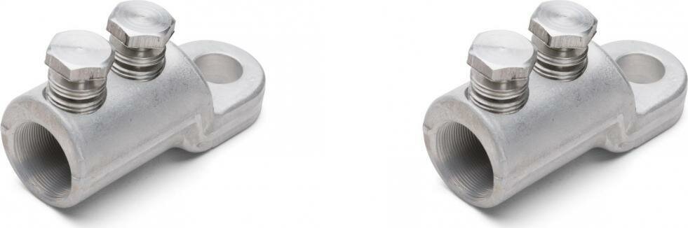 Наконечник КВТ 2НБ-70/120 болтовой алюминиевый (комплект из 2 шт)