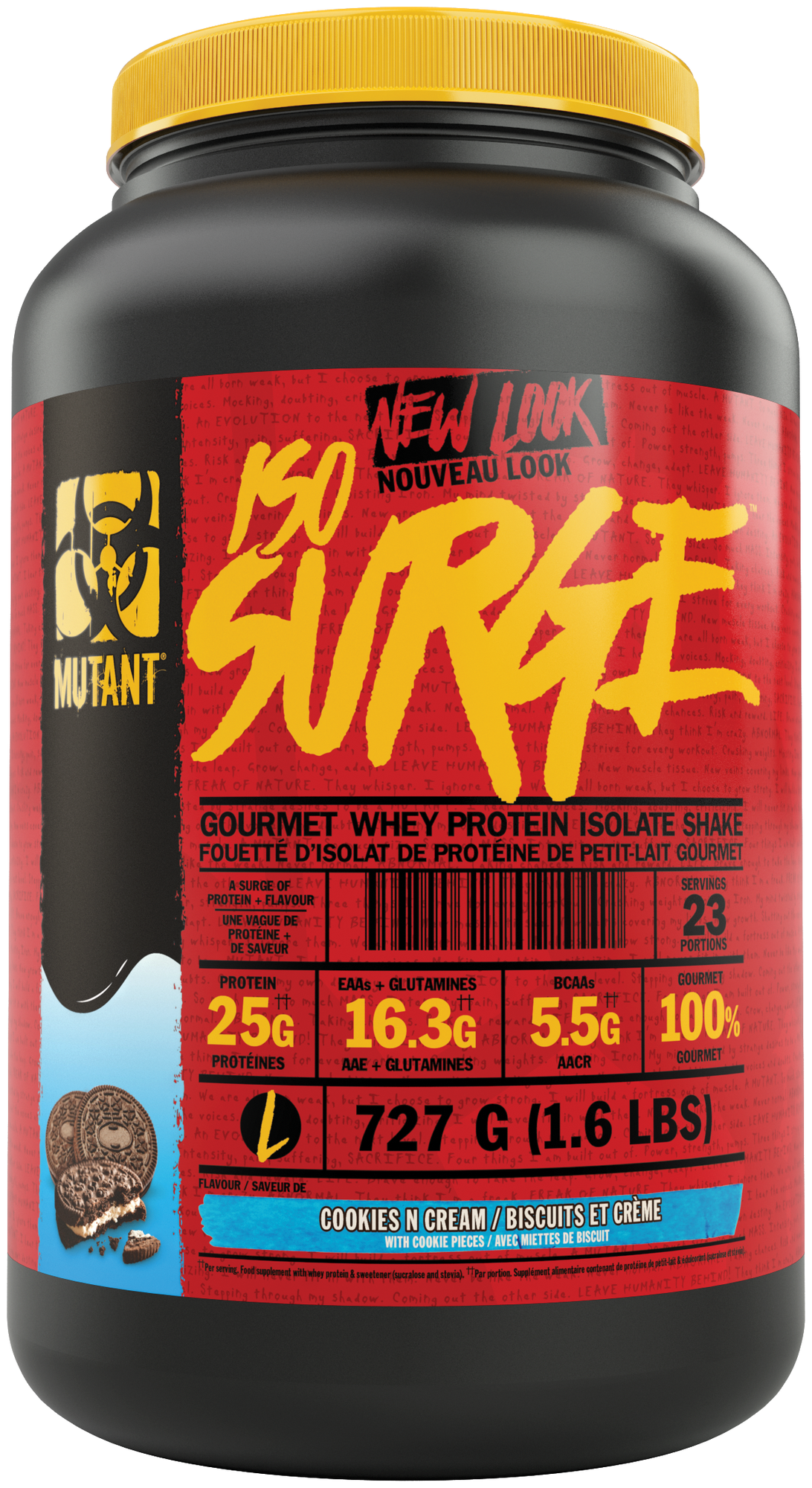 Протеин Mutant Iso Surge, 727 гр, печенье-крем