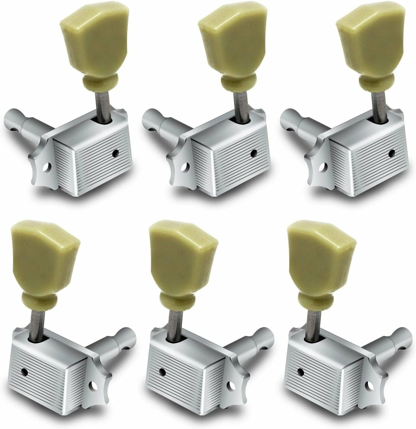 Колки для электрогитары 3+3, PARTSLAND MH-18-CR-3+3, хром