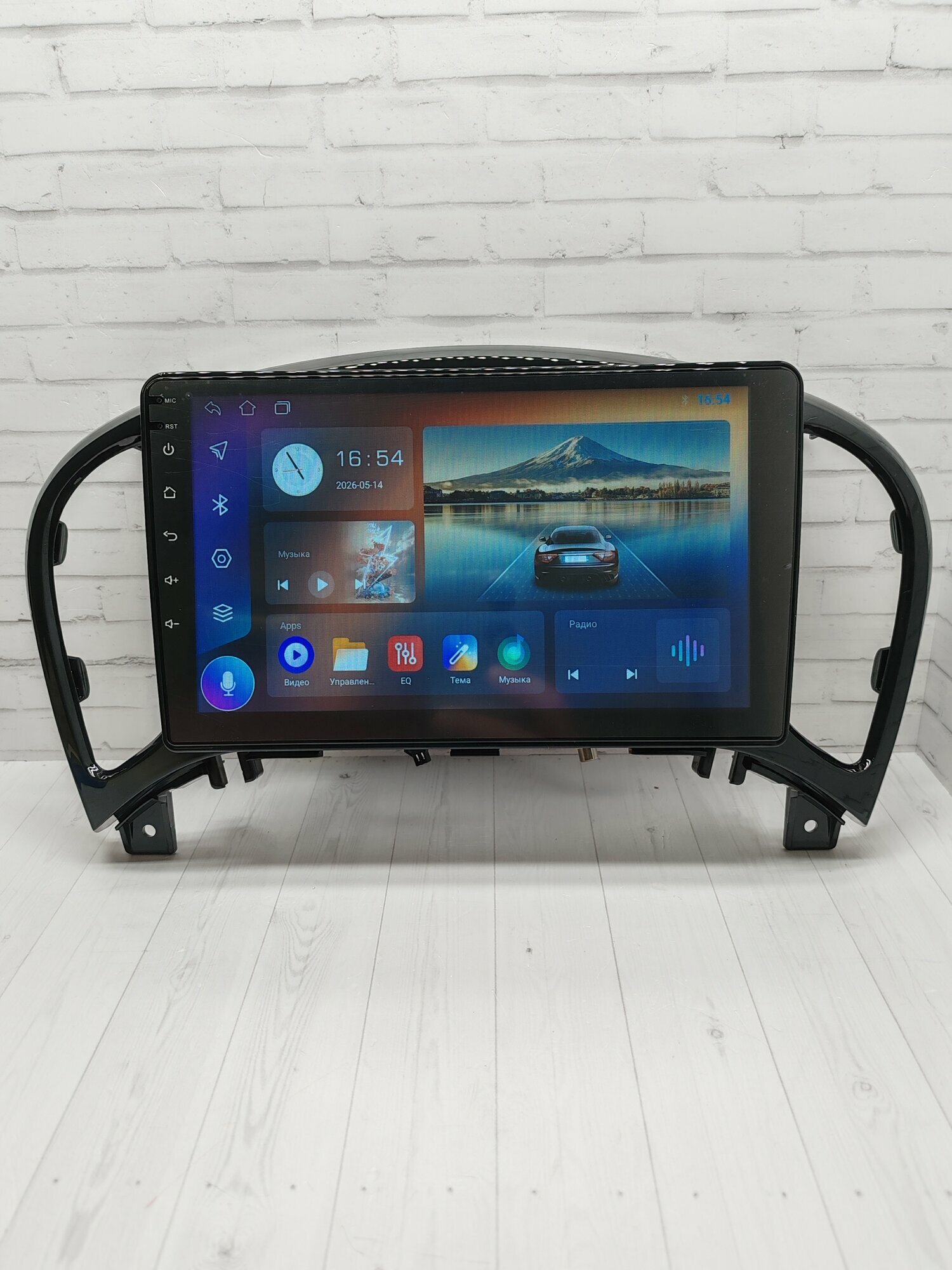 Магнитола с реальной памятью 4/64гб, андроид 13, QLED экран 9', WiFi, GPS, USB, Блютуз, Кулер охлаждения, для Ниссан Жук (Nissan Juke) c 2010г+ ; Инфинити ESQ от 2014г+