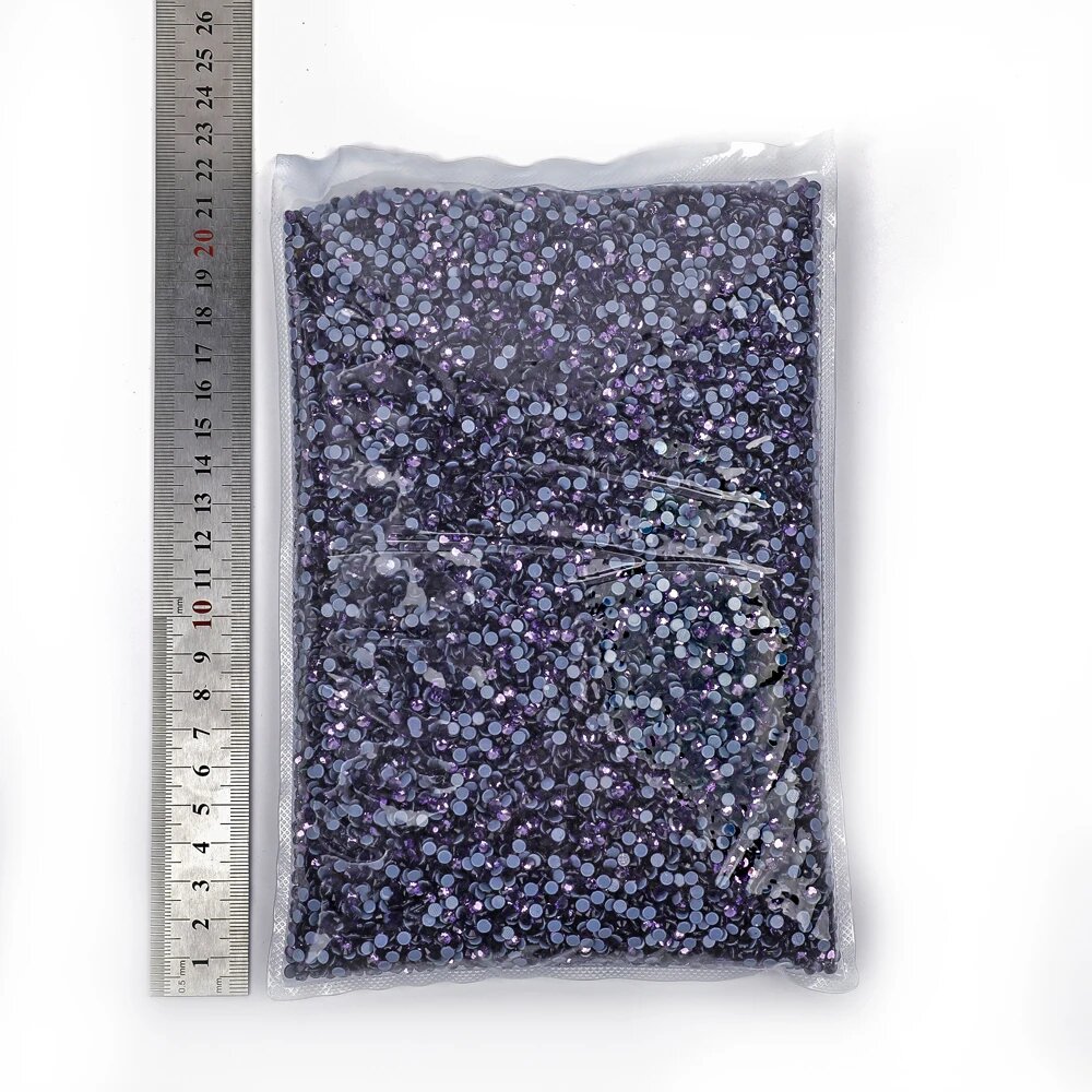 Стразы DMC SS6-SS20, 14400 шт, 41 цвет Фиолетовый, SS6-14400pcs, Tanzanite