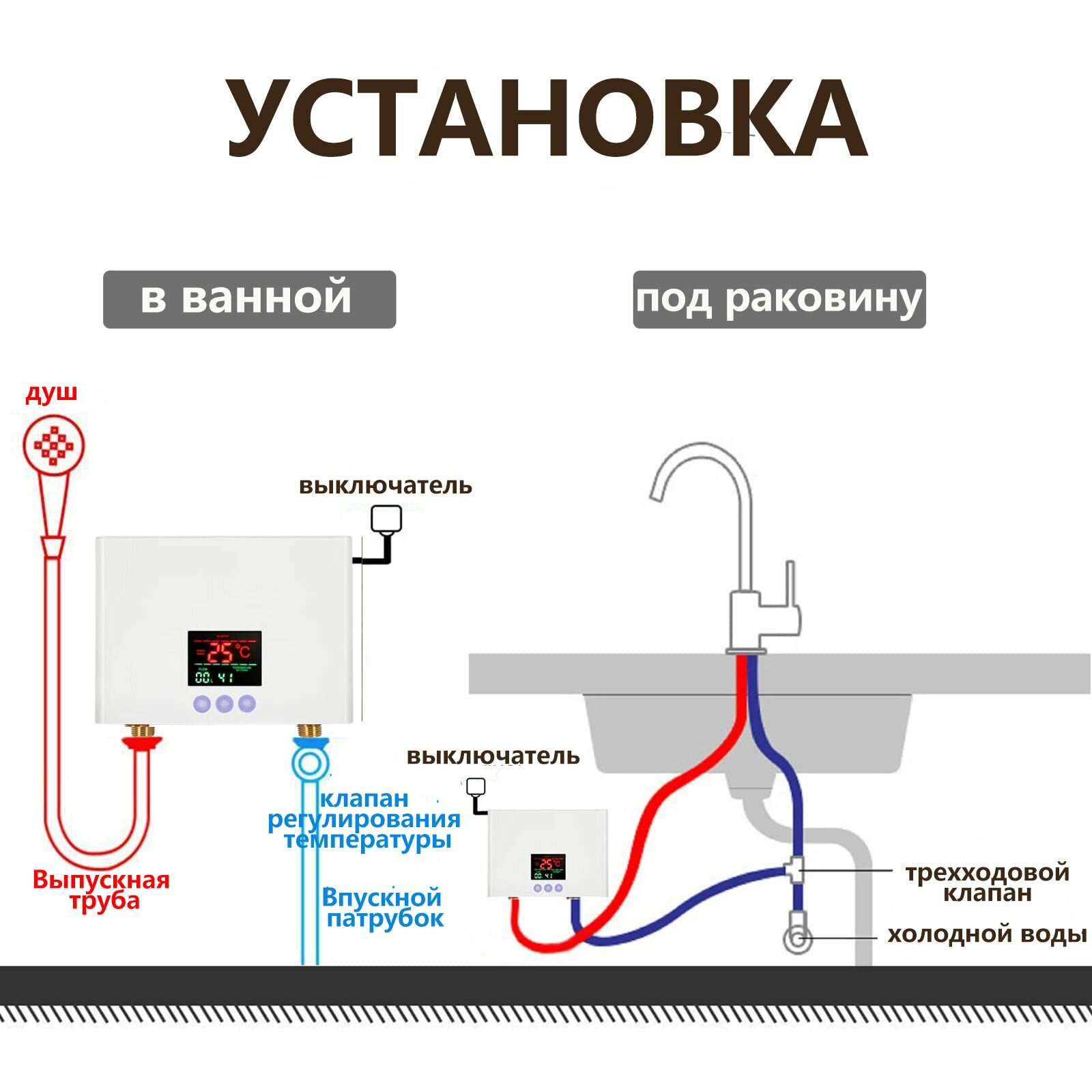 Водонагреватель проточный — фото 1