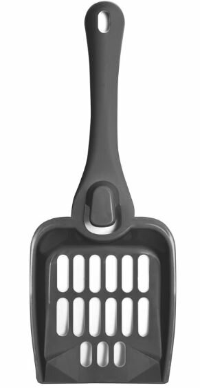 Triol Совок для кошачьего туалета с креплением на бортик, серый, 25,5см