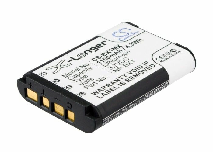 Аккумулятор для Sony NP-BX1, Sony Cyber-shot DSC и Handycam см. совместимость - CS-BX1MX от компании Cameron Sino