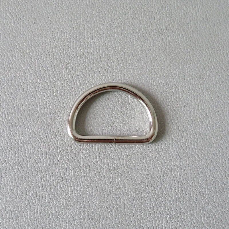 Металлические D-кольца 32 мм, 8 цветов Silver