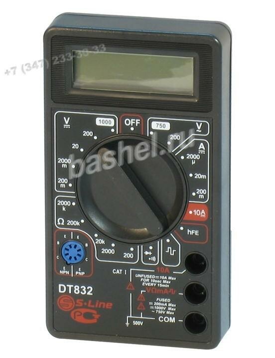 DT-832, Мультиметр цифровой, S-LINE, (M832)