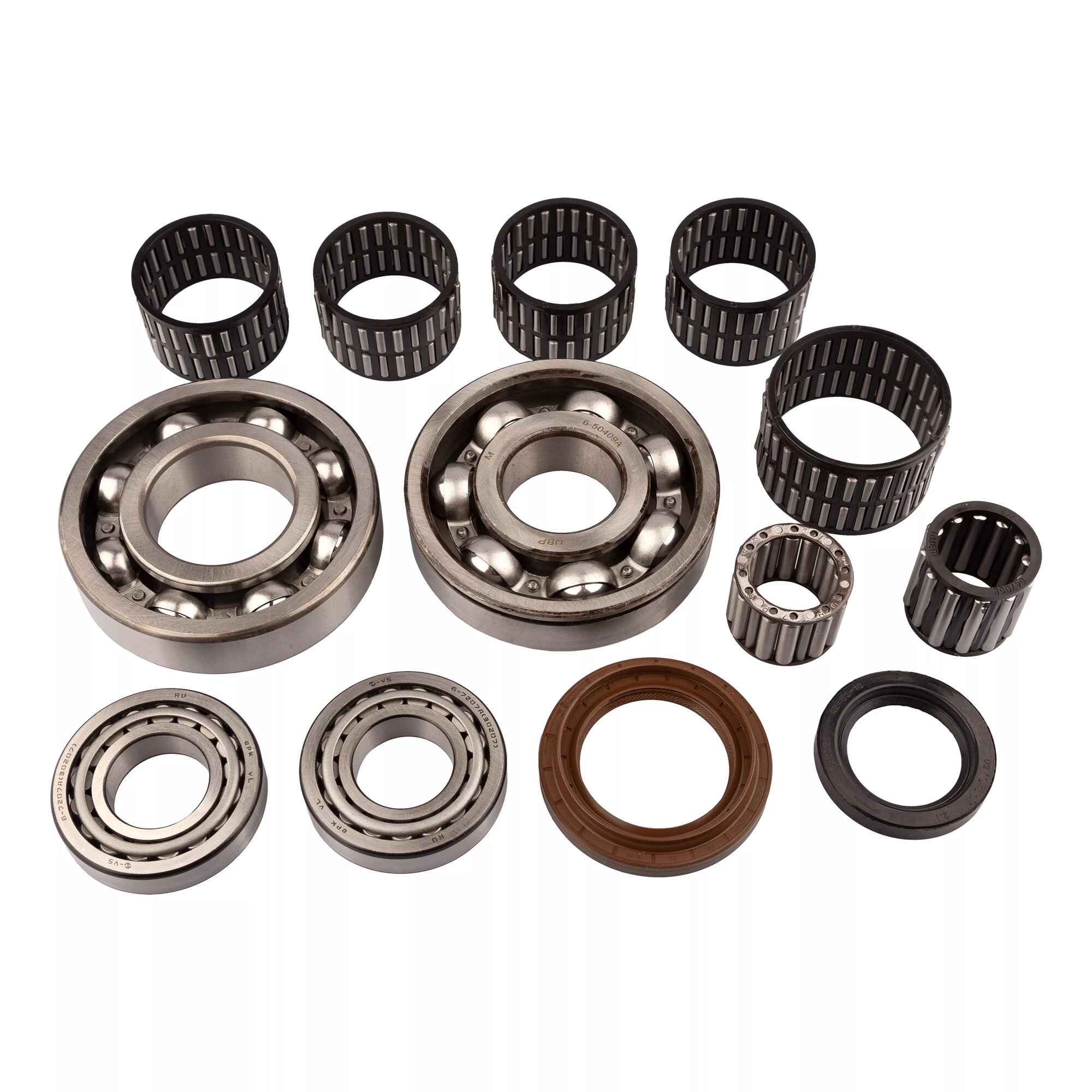 Подшипник КПП для а/м ГАЗон Next, ПАЗ Вектор Next полный комплект подшипники + уплотнения (гостех)