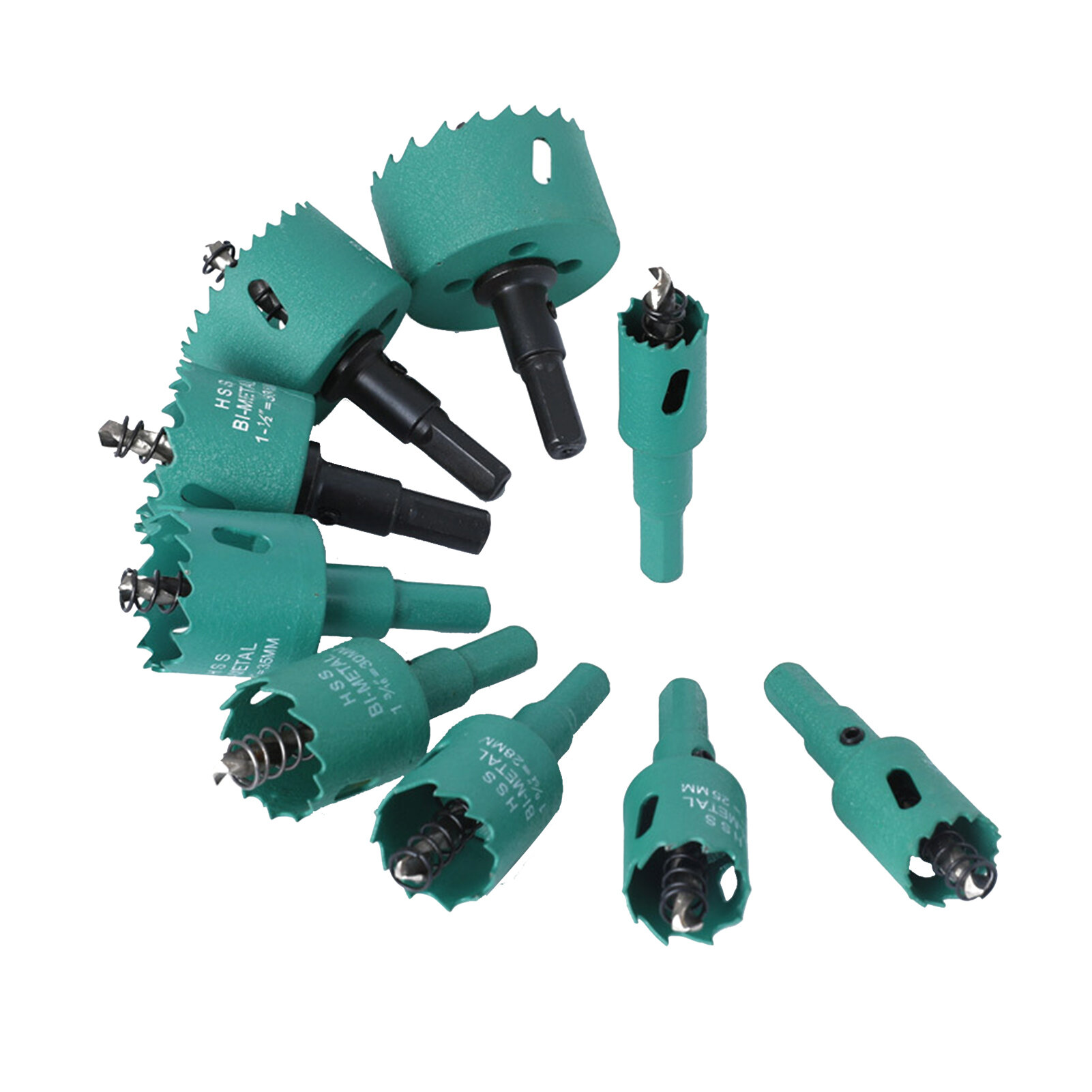 Набор сверл для биметаллической кольцевой пилы из 9 PCS 19 мм-51 мм Высокоскоростные