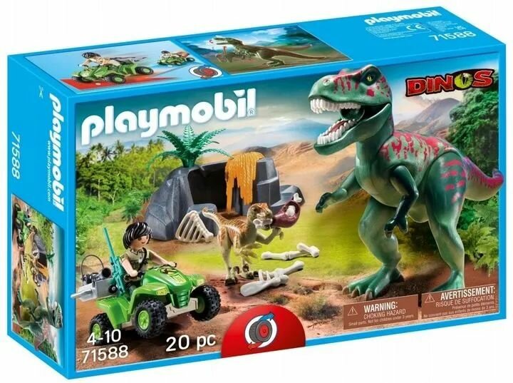 Игровой набор Playmobil 71588 Динозавры Атака Тирекса