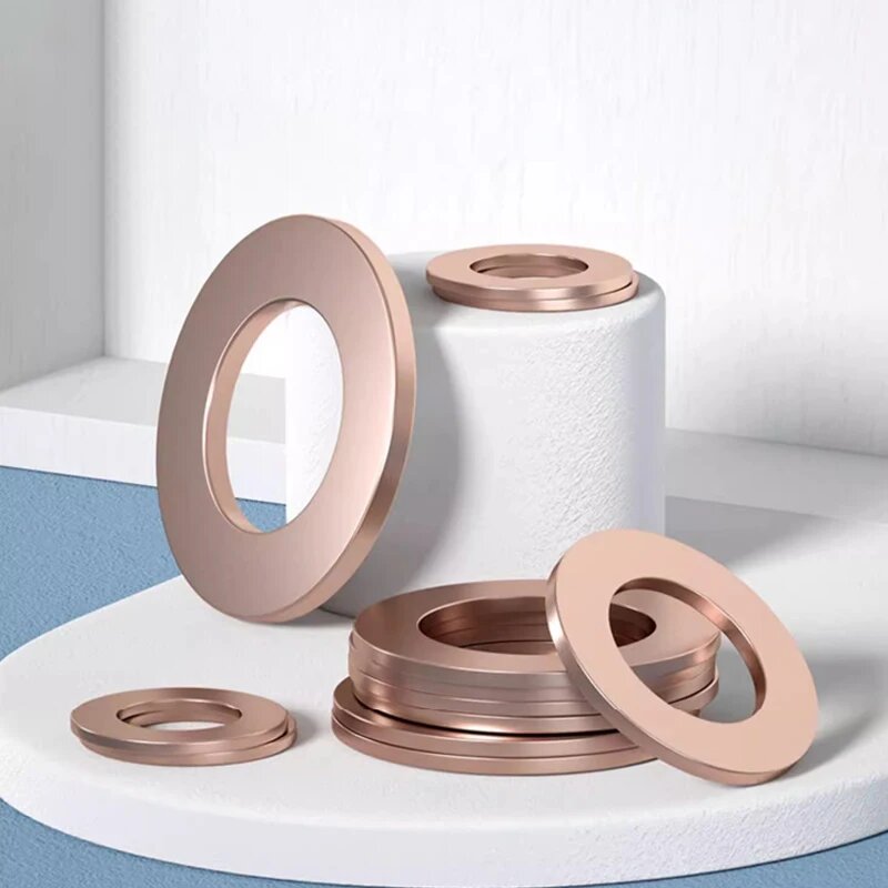 Медные шайбы Sump Plug Oil Seal M3/4/5/6/8/10/12/14/16/18/20/22/24/27/30/33/36/42/45/48/50/60 мм M8X14X2.0