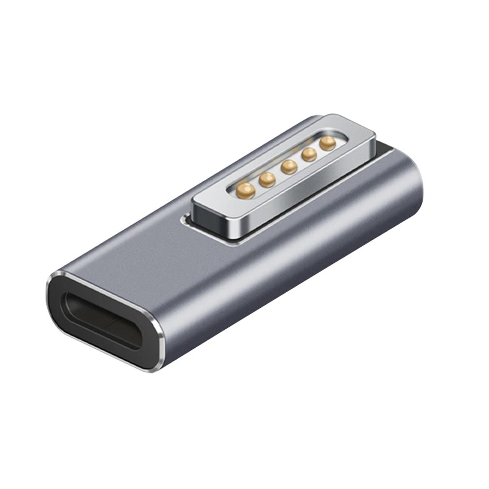 Переходник для быстрой зарядки Type-C (женский) с поддержкой PD для Magsafe 2 MacBook Pro, магнитный конвертер-адаптер