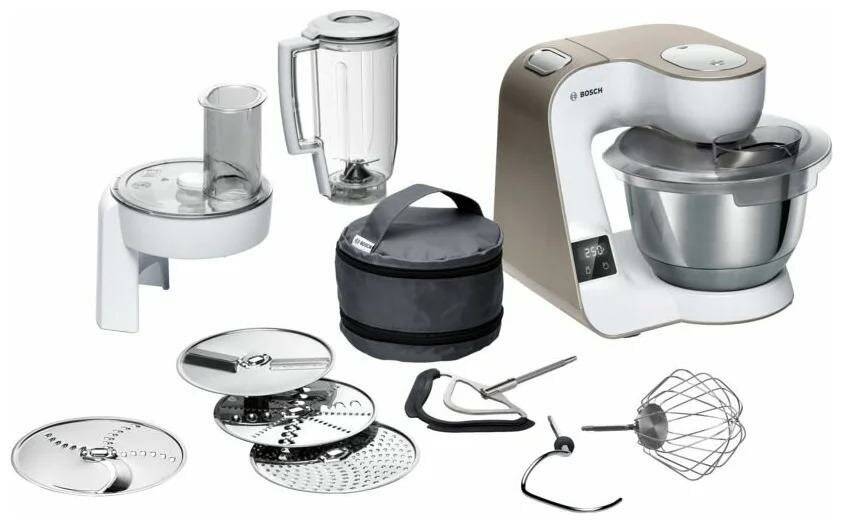 Кухонная машина Bosch MUM5XW20 планетар. вращ. 1000Вт, белый