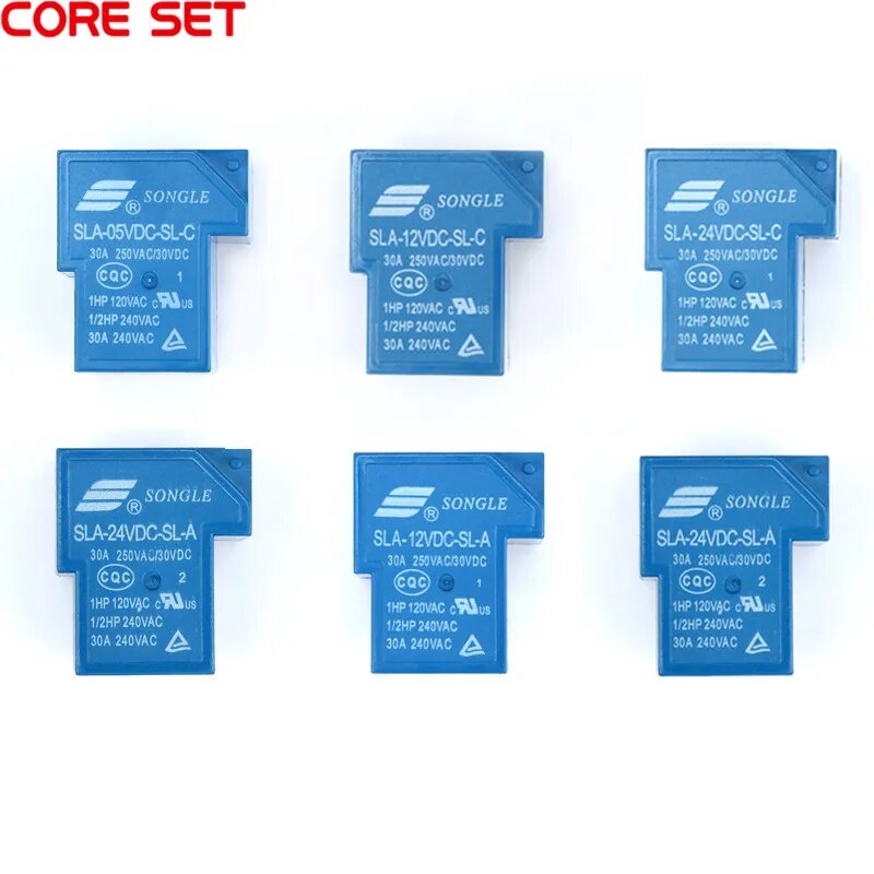 Силовое реле SLA SLA-05V 09 12 В 24 В 48 В постоянного тока-SL-A -C 4 контакта 5 контактов 6 контактов 30 А T90 SLA-05VDC-SL-A SLA-12VDC-SL-A SLA-24VDC-SL-C Relais Rele