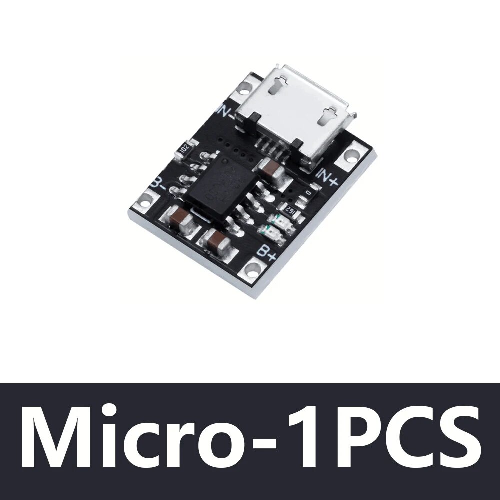 Модуль зарядки литиевых батарей Micro 1PCS 1A