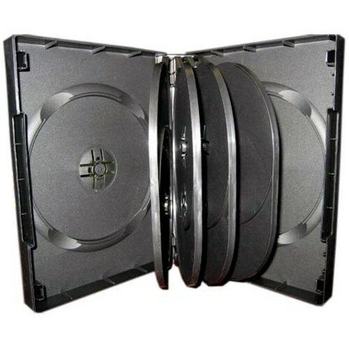 Футляр для DVD на 10 дисков, черный