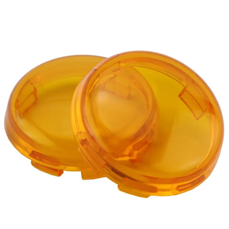 Новинка, световой сигнал поворота, световой индикатор, крышка объектива для Harley Davidson Sportster 883 1200 Touring Electra Glides Road King Dyna Heritage 2 PCS Oranged