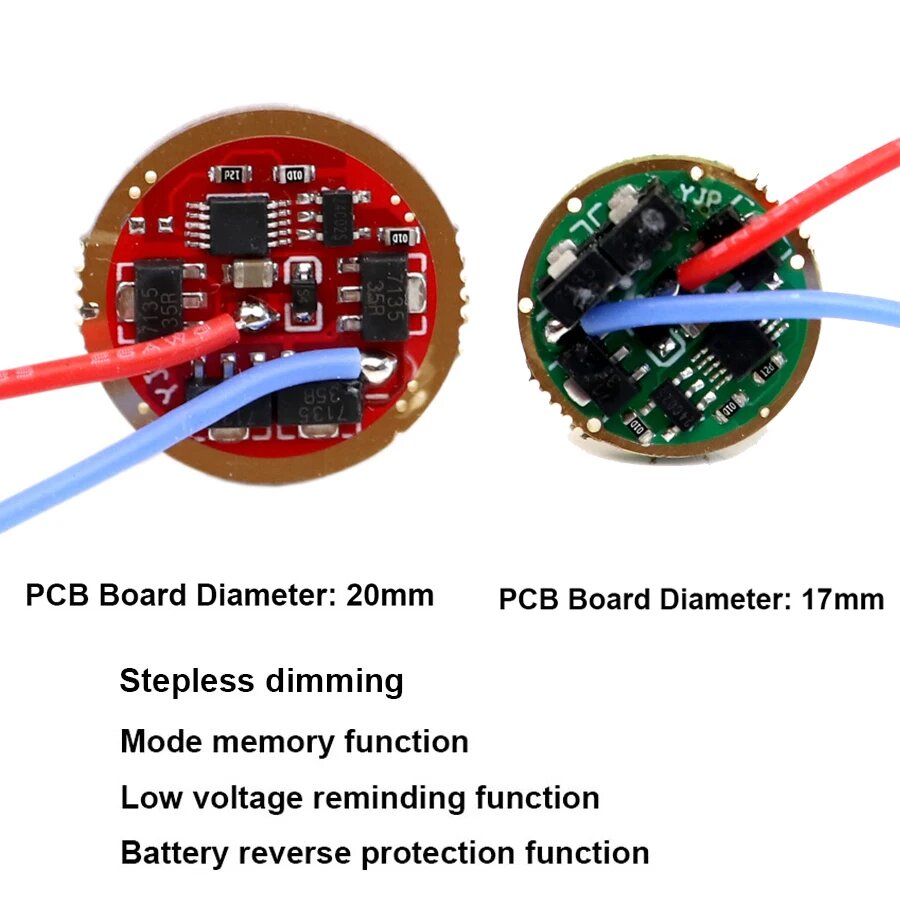 LED драйвер 20MM для фонарика SST20 SST40