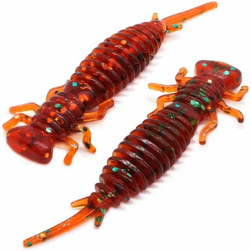 Силиконовая приманка Kosadaka LARVA 50 мм 10шт. цв. SMO